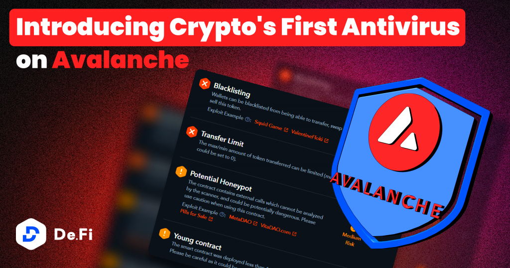 Introducing Crypto’s First Antivirus on Avalanche